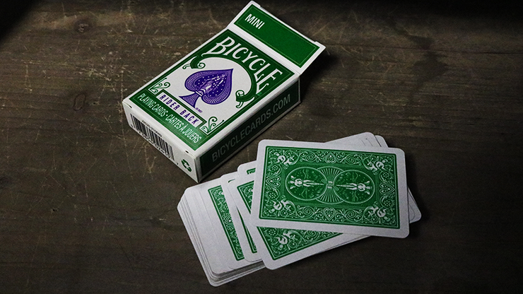 Mini Bicycle Cards (Green) – Magic Dream