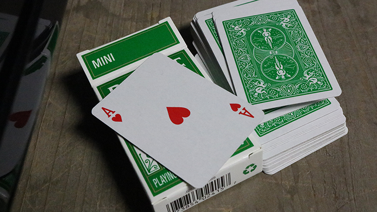 Mini Bicycle Cards (Green) – Magic Dream